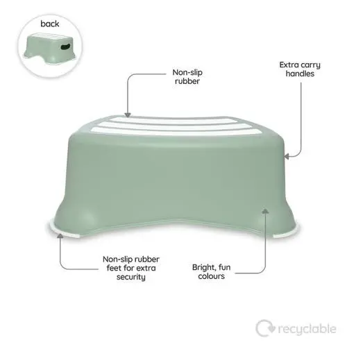 MY CARRY POTTY My Little Step Stool - Sage Green