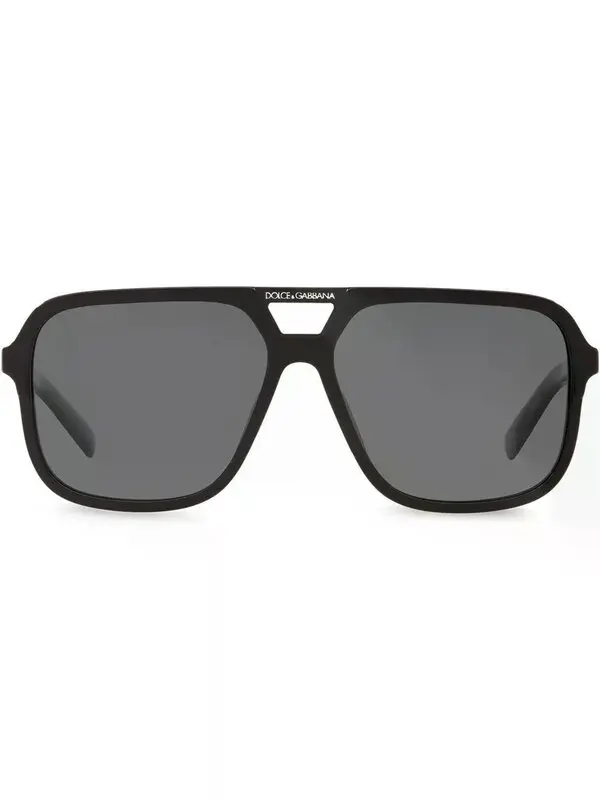 Dolce & Gabbana Navigator-frame Sunglasses - Black