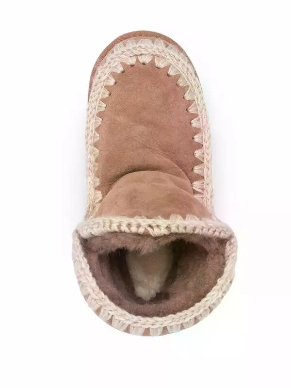 Mou Stitch-detail Slip-on Boots