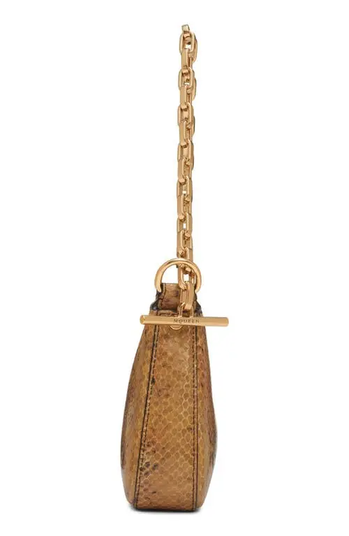 Alexander McQueen Mini Python Print Top Handle Bag