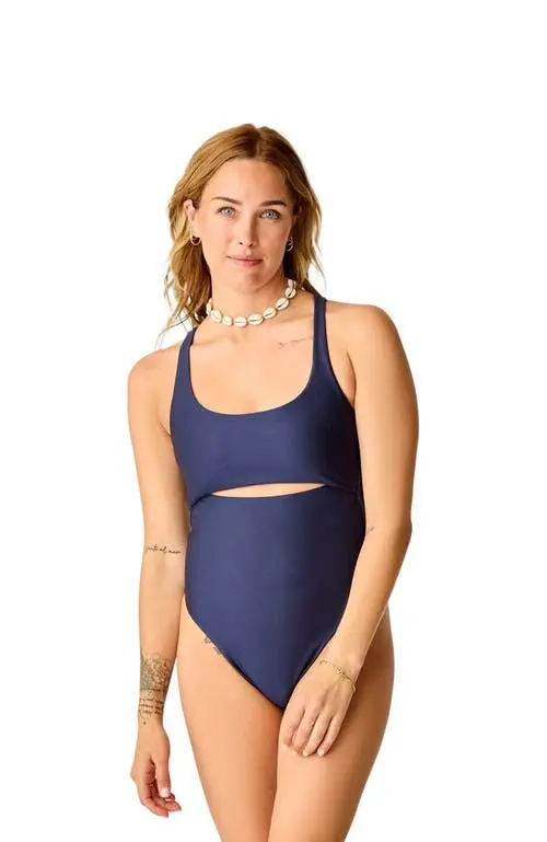 Carve Designs Sonny Compression One Piece Dd Cup - Navy