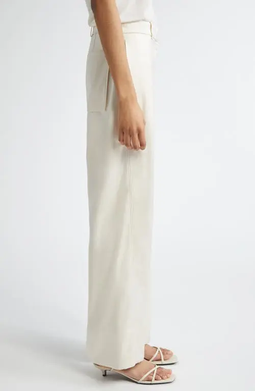 TOTEME Twisted Seam Trousers - Ecru