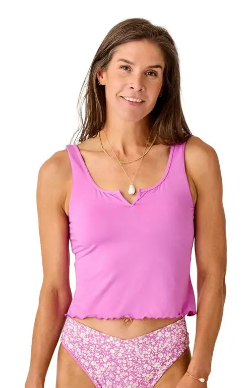 Carve Designs Vida Notchneck Tankini - Violet