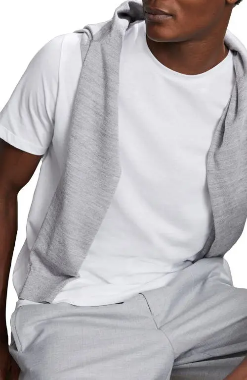 REISS Bless Cotton T-shirt - White