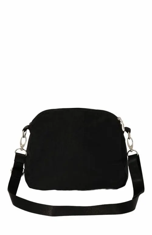 BAGGALLINI Coastal Flip Lock Crossbody Bag - Black
