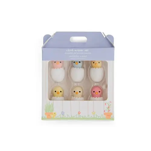 DAYDREAM SOCIETY Chick Eraser Set - Assorted Pre-pack