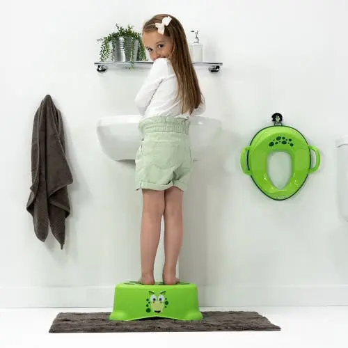MY CARRY POTTY Toilet Seat And Step Stool Bundle - Dinosaur
