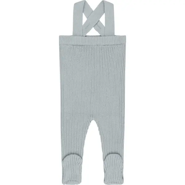 ELY'S & CO. Ribbed Overalls - Blue