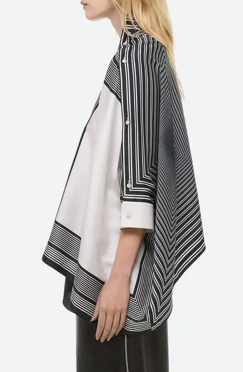 Helmut Lang Scarf Button-up Shirt