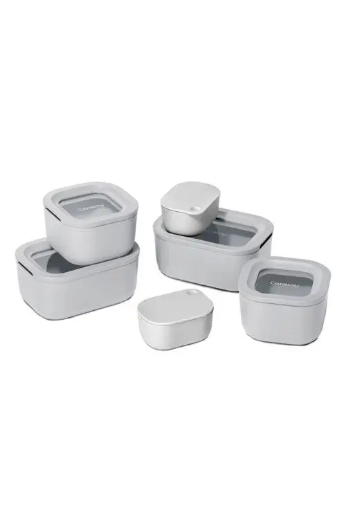 CARAWAY Mini Glass Food Storage 11-piece Set - Gray