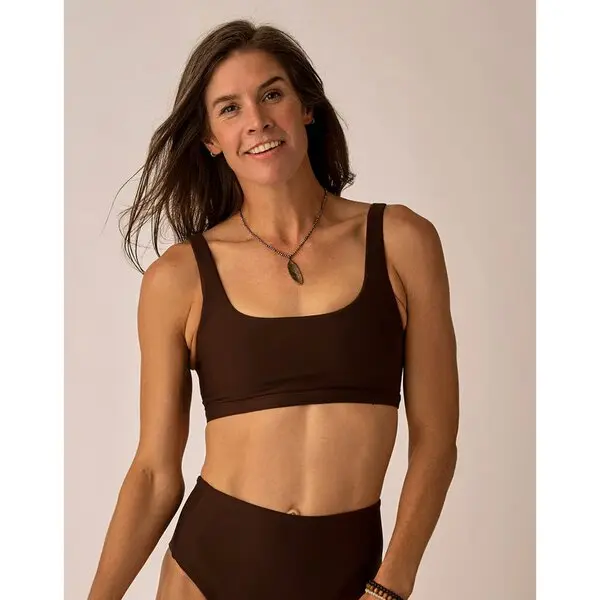 Carve Designs Korbyn Compression Top D-dd Cup - Coffee