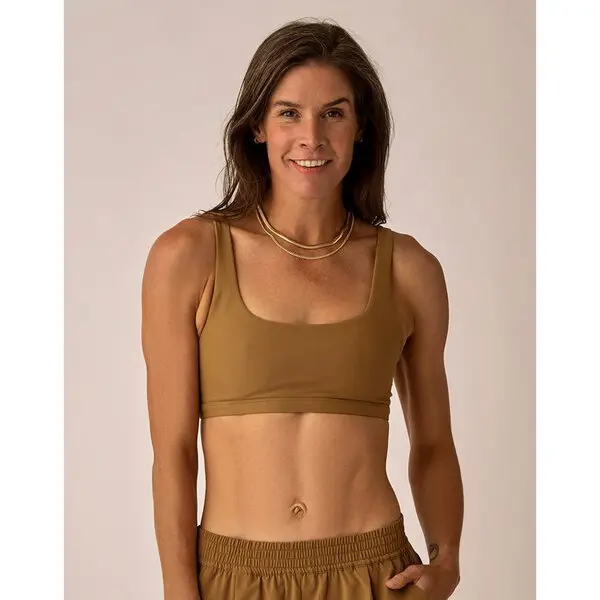 Carve Designs Korbyn Compression Top D-dd Cup - Golden