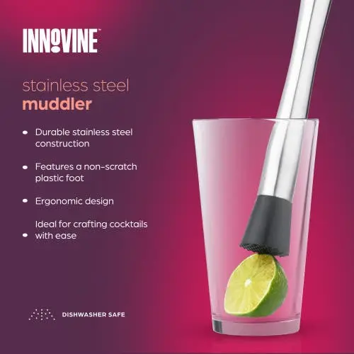 INNOVINE Stainless Steel Muddler