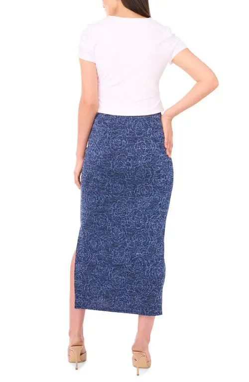 Vince Camuto Floral Jacquard Knit-to-fit Skirt