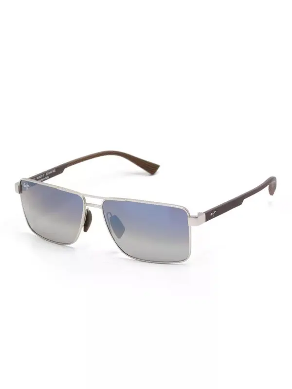 Maui Jim Piha Rectangle-frame Sunglasses
