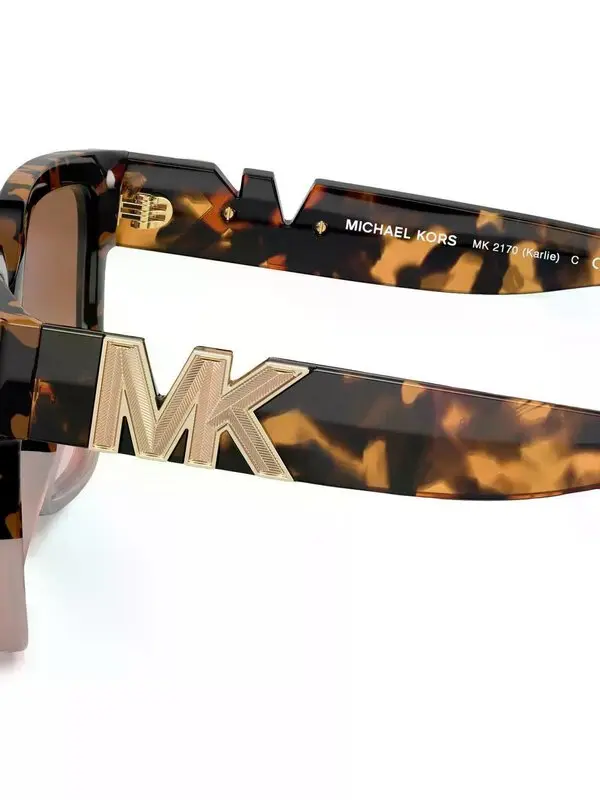 Michael Kors Karlie Tortoiseshell Oversized Sunglasses