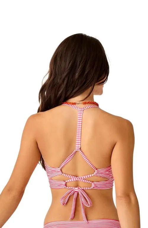 Carve Designs Dahlia Top - Melon Stripe