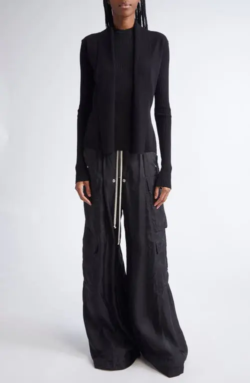 Rick Owens Maglia Wool Rib Tank