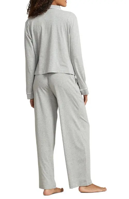 Polo Ralph Lauren Jersey Pajamas - Heather Grey