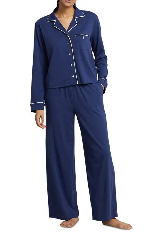 Polo Ralph Lauren Jersey Pajamas - Navy