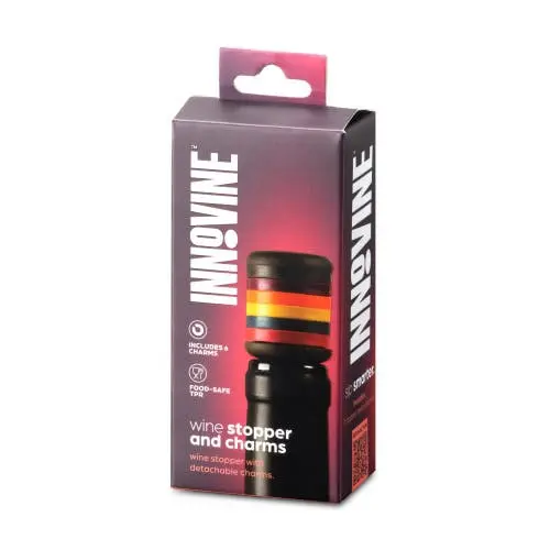 INNOVINE Wine Stopper And Charms