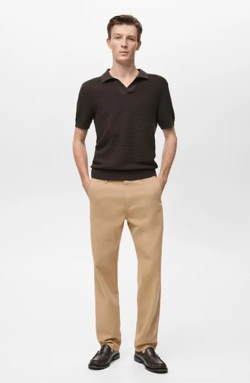 Mango Slant Pocket Straight Leg Jeans