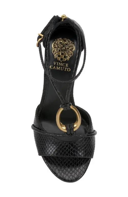 Vince Camuto Alinna Ankle Strap Sandal - Black