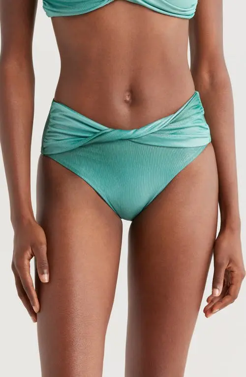 BOAMAR Dina Twist Front Bikini Bottoms - Green