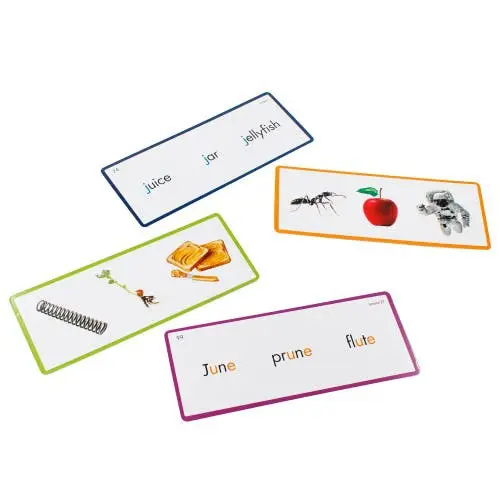 JUNIOR LEARNING Rainbow Phonics Phonemic Awareness Sounds Flash Cards