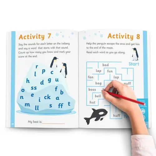 JUNIOR LEARNING Phase 2 Letter Sounds Learning Workbook