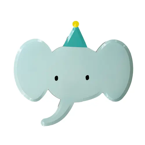 DAYDREAM SOCIETY Elephant Paper Plates - Assorted Pre-pack
