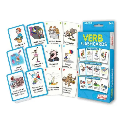 JUNIOR LEARNING Verb Flashcards Value Pack