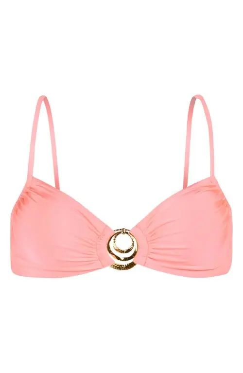 SUNSHINE 79 Solids Sweetheart Bikini Top - Blossom