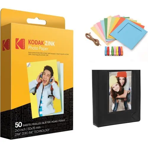 KODAK Zink Photo Paper Bundle 2x3 - White