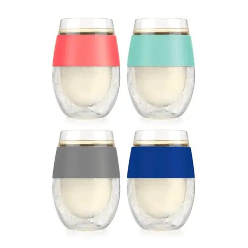 HOST Wine Freeze Cooling Cup Set Of 4