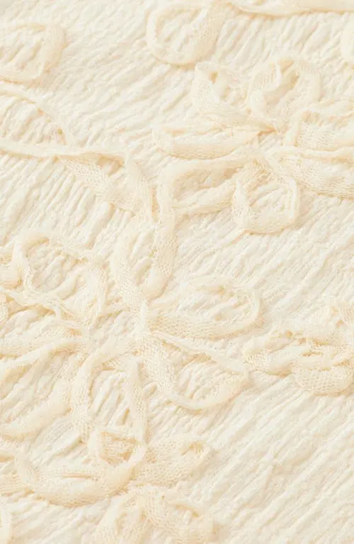 Scotch & Soda Soutache Knit Button-up Shirt - Eggnog
