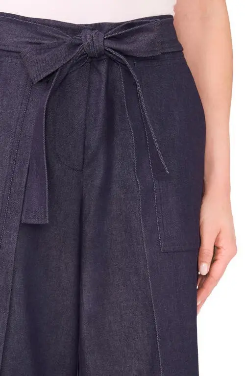 CECE DUPRAZ Tie Waist Wide Leg Jeans