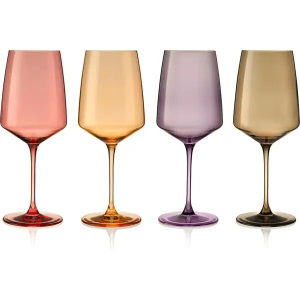 VISKI Reserve Nouveau Crystal Wine Glasses Set Of 4 - Daybreak