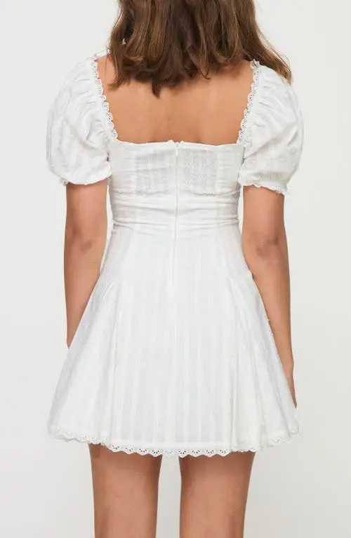 Princess Polly Rabatia Swiss Dot Mini Dress