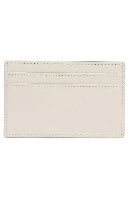 Alexander McQueen Leather Card Case - Bone/black