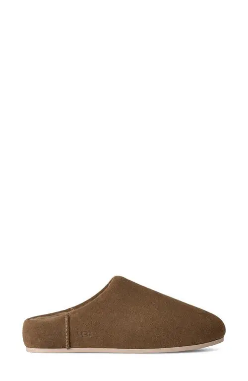 UGG Elea Waterproof Suede Slippers - Light Bronze