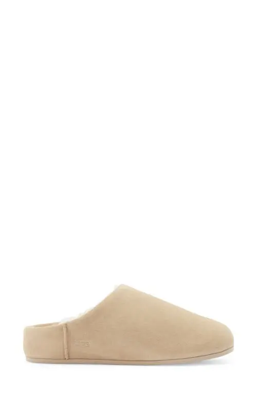 UGG Elea Waterproof Suede Slippers - Sand