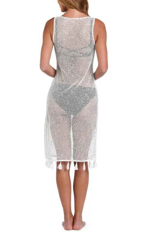 SUNSHINE 79 Shine Open Stitch Cover-up Dress