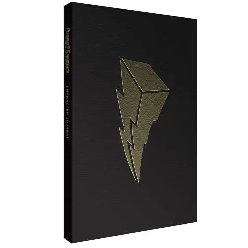 RENEGADE GAME STUDIOS Power Rangers Roleplaying Game Expanded Character Sheet Journal - Black