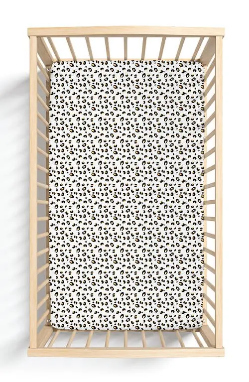 LAREE + CO Allie Crib Sheet - Leopard