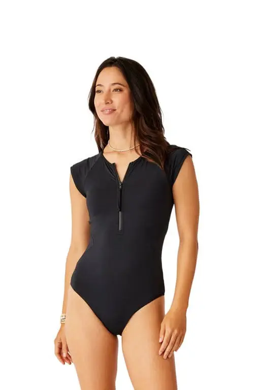 Carve Designs All Day One Piece - Black