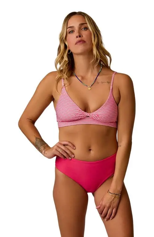 Carve Designs Pipa High Rise Bikini Bottom - Watermelon