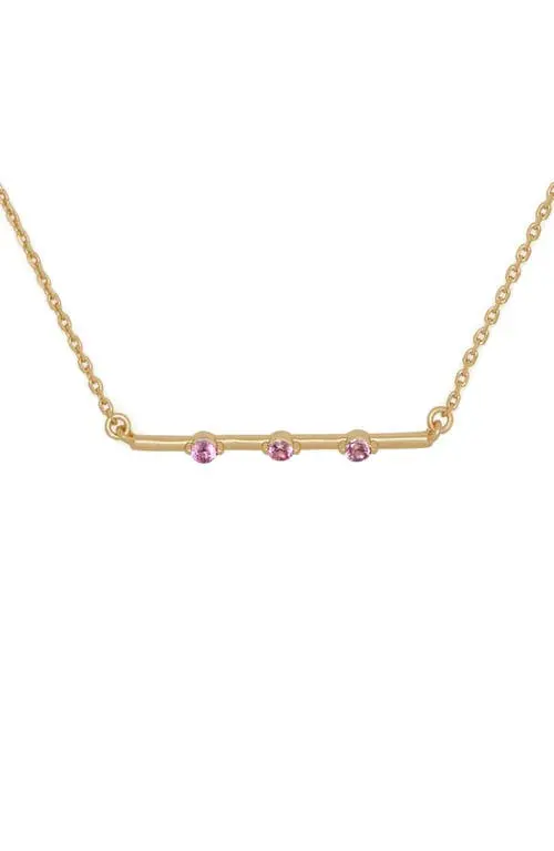 Kate Spade New York Hint Of Shimmer Bar Pendant Necklace - Rose Gold