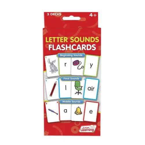 JUNIOR LEARNING Letter Sounds Flashcards