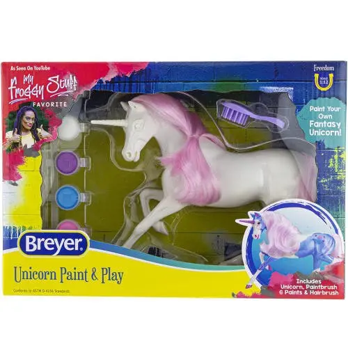 BREYER Freedom Series 112 Scale Paint & Play Unicorn - Multicolored